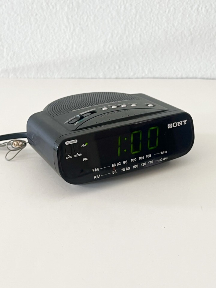 SONY ICF-C212 Dream Machine FM/AM LED Alarm Clock Radio Battery Backup ...