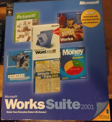 Microsoft Works Suite 2001 (Retail) (1 User/s) - Full Version for ...