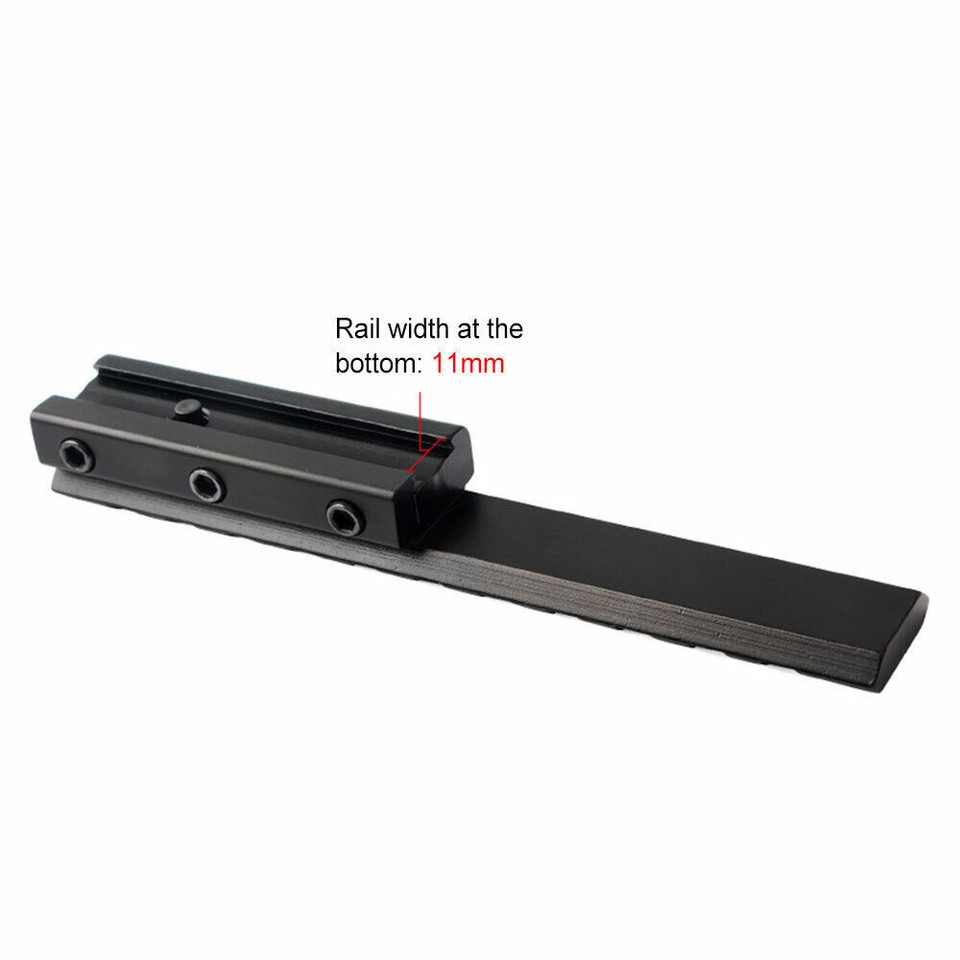 Dovetail Picatinny Rail Adapter Extend 11mm to 20mm Scope Mount | eBay