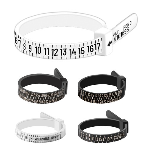 Finger Size Gauge ABS Finger Circumference Measurement Circle Reusable ...