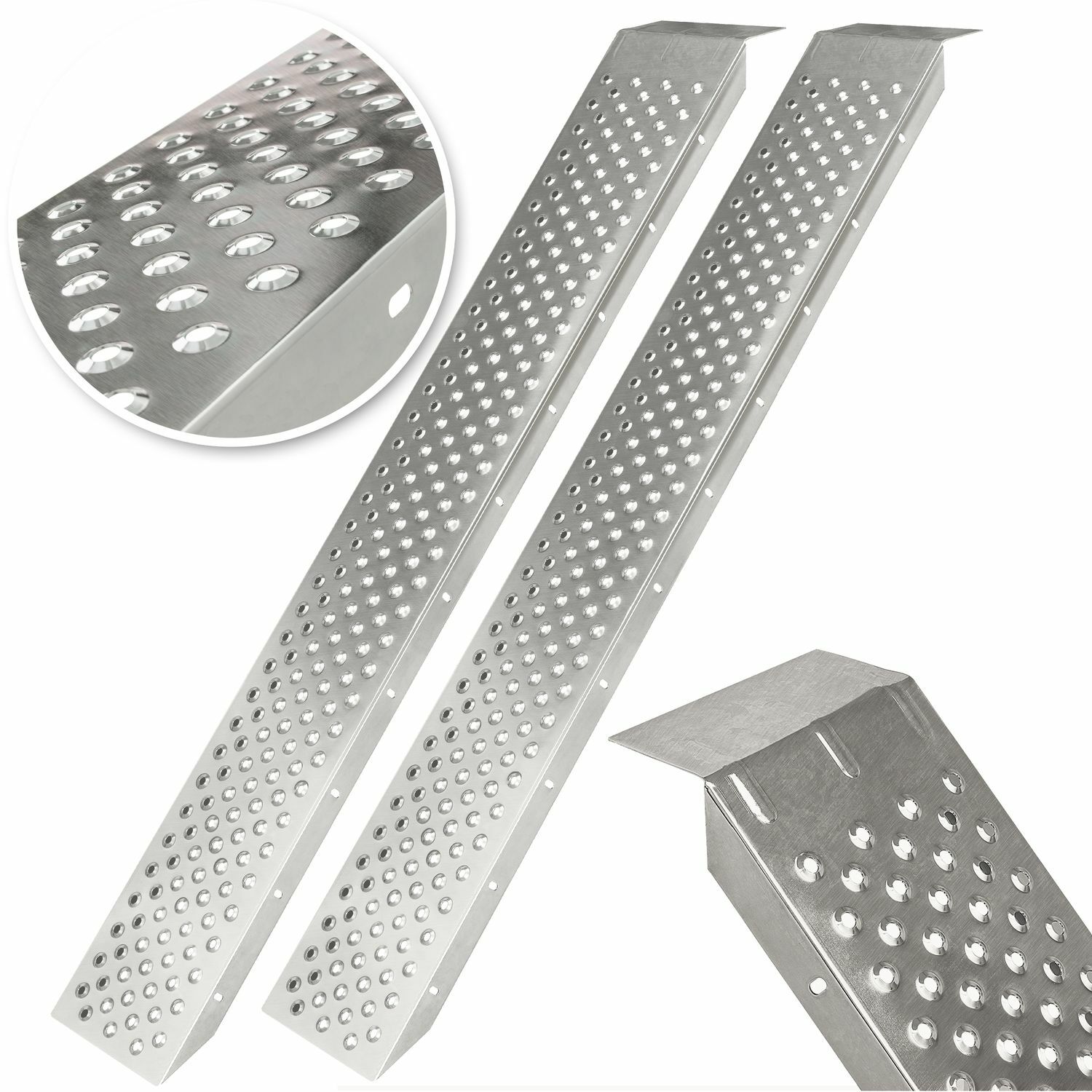 MASKO® 2x Auffahrrampe Rampe Autorampe Auffahrhilfe Verladerampe ...