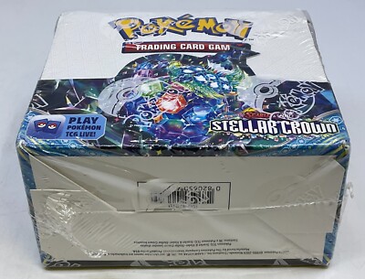 Pokemon Scarlet & Violet Steller Crown Factory Sealed Booster Box | eBay