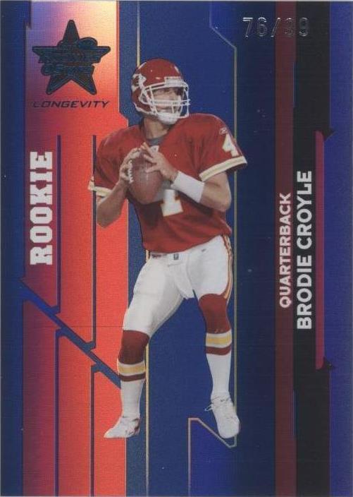 2006 Leaf Rookies & Stars Longevity - Rookie Brodie Croyle #202 ...