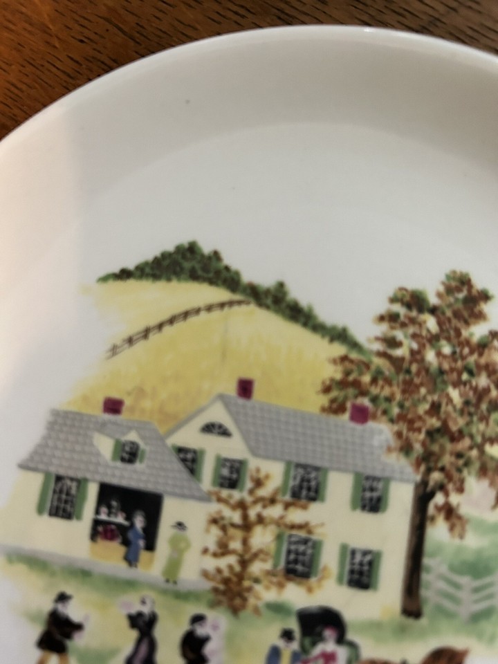 Vintage Grandma Moses 6.25" Collector Plate | eBay