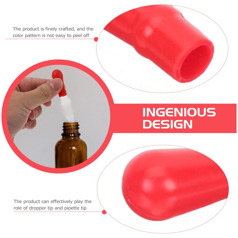 2 Pieces Pipette Stopper Essential Oil Dropper Lid Glass Pipettes | eBay