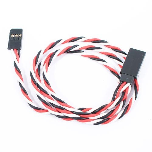 Etronix 120cm 22awg Futaba Twisted Extension Wire ET0740 Servo ESC Lead ...