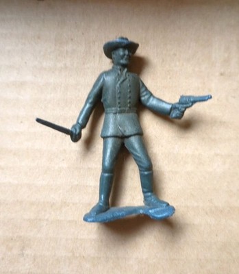 MARX 60m 7th CAVALRY PLAYSET TOY SOLDIER VINTAGE FORT APACHE DARK BLUE ...