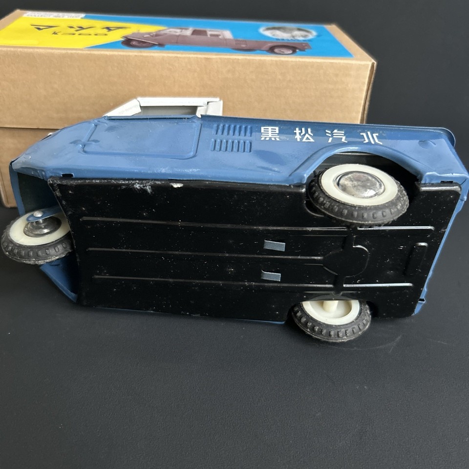 Mazda K360, 1/16 Tin Car, 'Hey Song Soda' Blue, Taiwan 1980's w ...