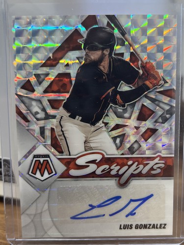 2022 Panini Mosaic Baseball Luis Gonzalez Scripts Prizm Auto | eBay