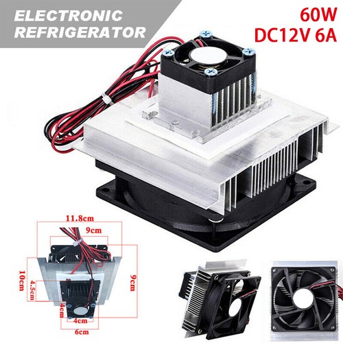 12V Thermoelectric Peltier Refrigeration Cooler Fan Cooling System Kits ...