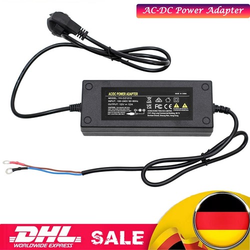 220V AUF 12V 12A Heizung Heater Adapter Netzkabel AC auf DC ...