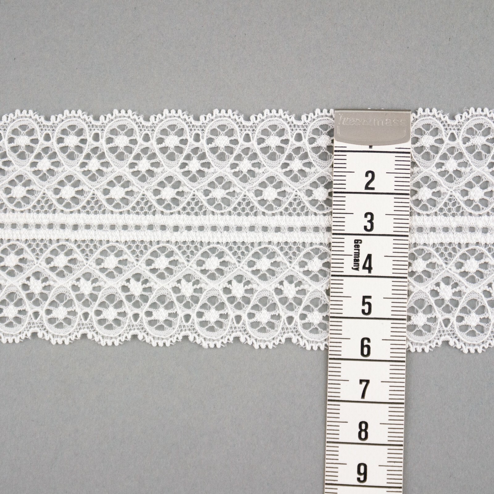 Spitzenborte elastisch Elastik-Spitze Band Borte Ivory Brautkleid ...