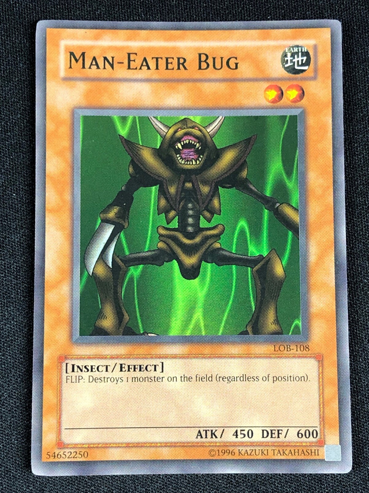 YUGIOH MAN-EATER BUG LOB-108 SUPER LIGHT PLAY | eBay