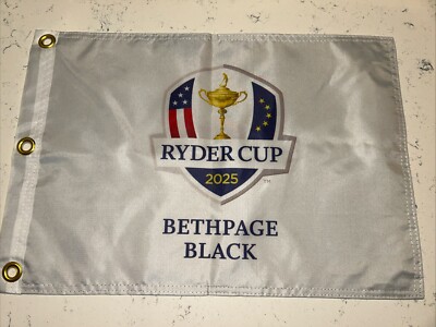 2025 RYDER CUP BETHPAGE BLACK PGA TOUR NEW YORK PIN FLAG WITH GROMMETS ...