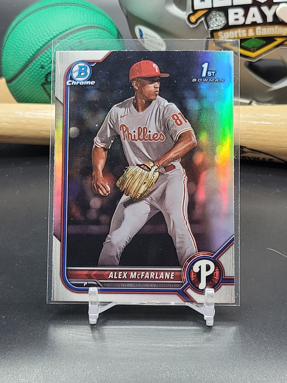Alex McFarlane 2022 Bowman Draft Silver Chrome Base #BDC-117 Phillies ...