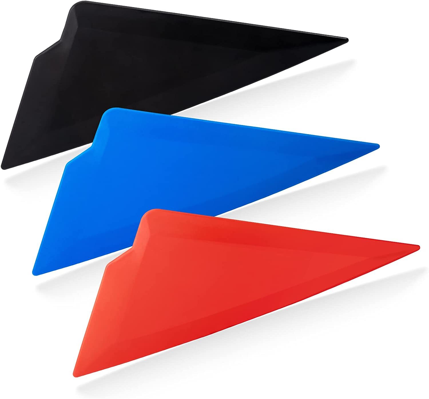 Carbon Fiber Wrapping Triangle Squeegee Soft Scraper Car Covering Vinyl ...