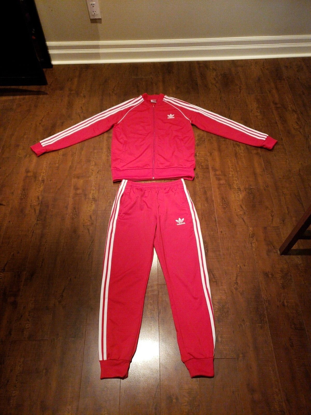 Adidas FireBird Red Track Jacket and Pants Youth - Gem