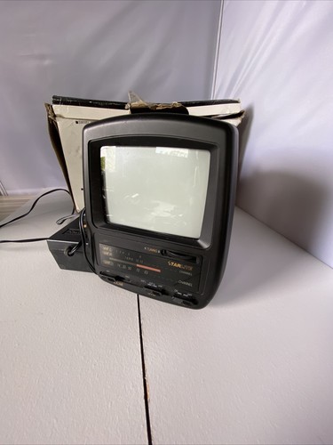 Vintage Starlite Portable 4.5" Black & White TV *TESTED, WORKING* | eBay