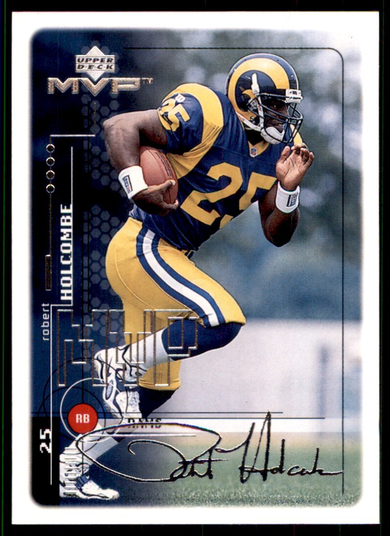 1999 Upper Deck MVP Robert Holcombe Los Angeles Rams #158 | eBay