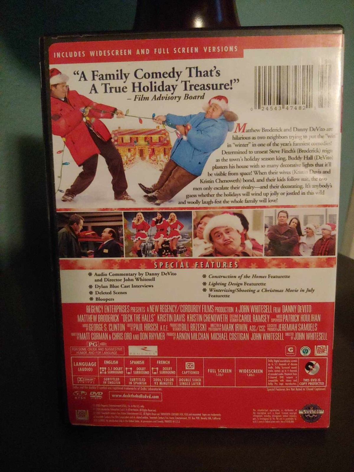 DECK THE HALLS 2006 Christmas Comedy DVD Movie w/ DANNY DEVITO Matthew ...