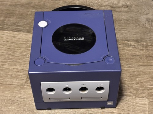 Nintendo GameCube Console Only Indigo Purple System DOL-001 *Doesn't ...