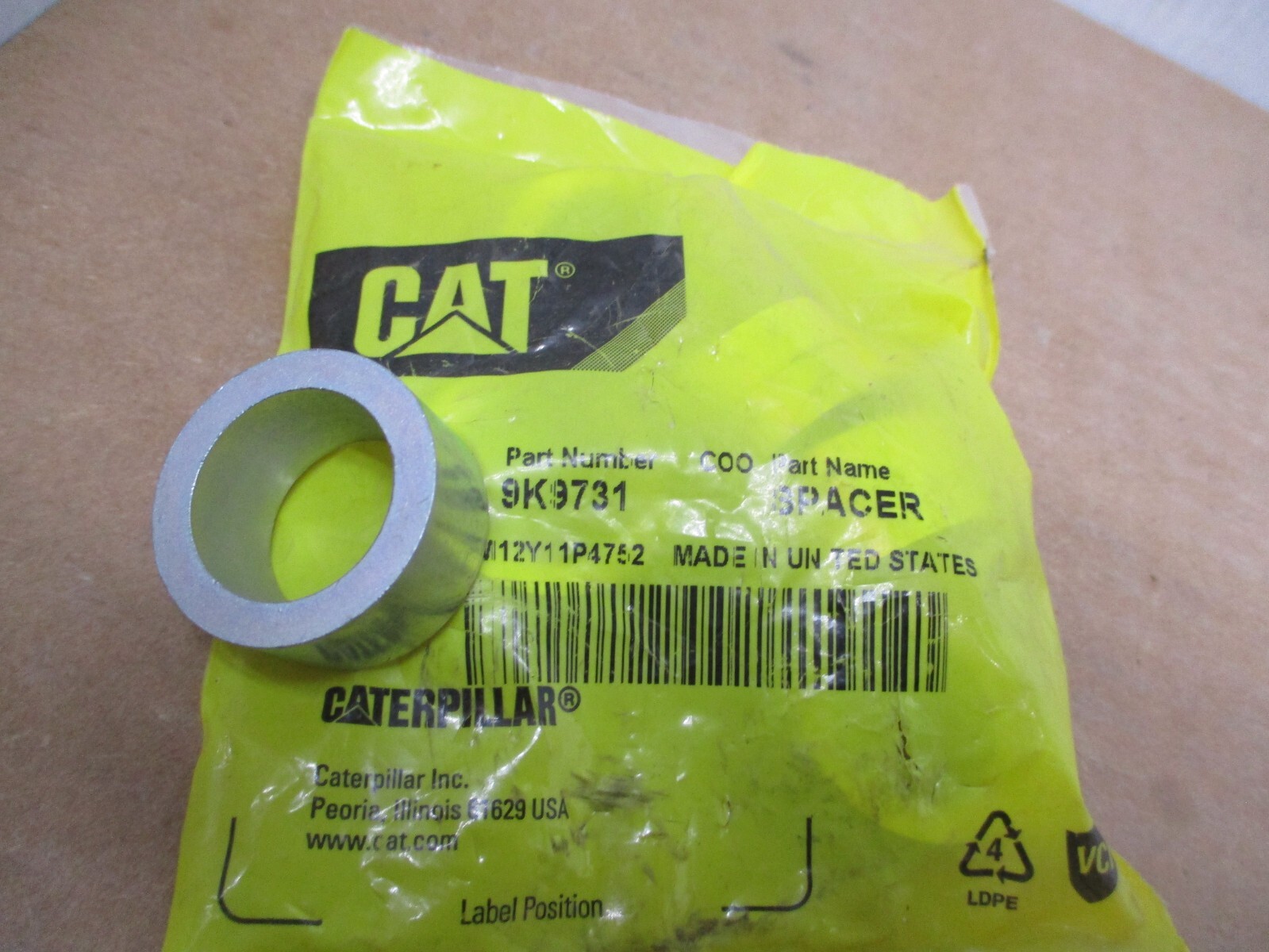 Caterpillar 9K-9731 Cat Spacer 9K9731 QTY-1 | eBay
