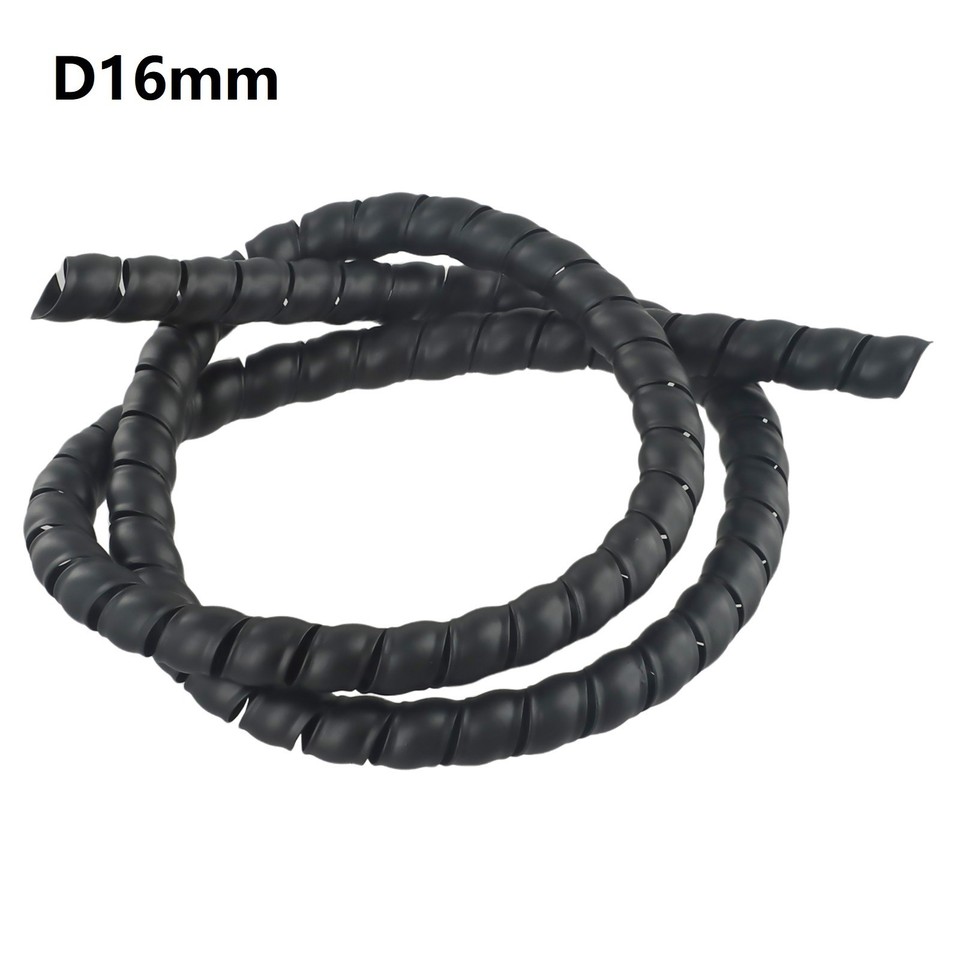 Flexible Spiral Wire Protector Hose Cable Management Tube 1 Meter ...