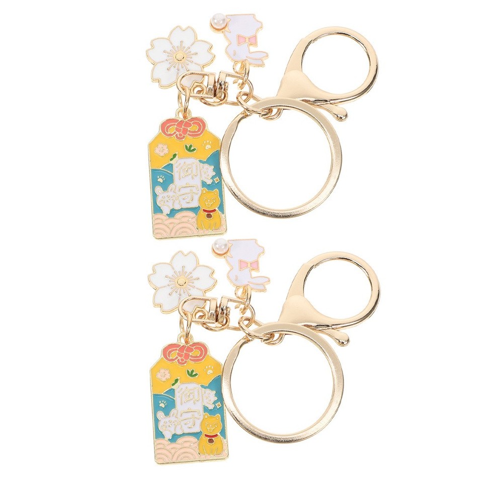 2 Pcs Rabbit Key Ring Lovers Miss Keychains for Backpacks | eBay Australia