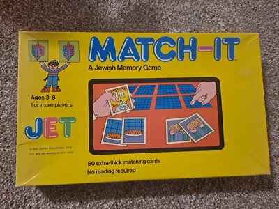 Vintage Match - It : A Jewish Memory Game | eBay