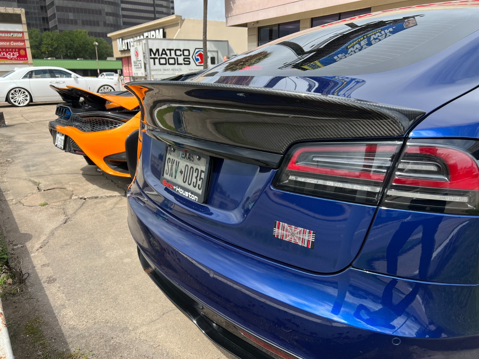 Tesla Model S Plaid Rear Trunk Spoiler Carbon fiber | eBay