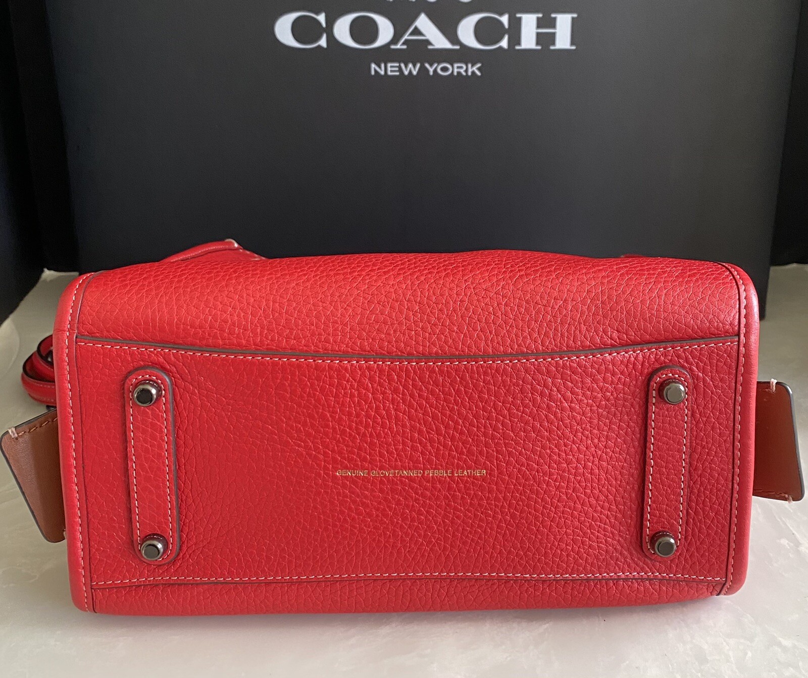 COACH 1941 RUBY RED ROGUE 25 SATCHEL BAG 54536 EUC - Gem