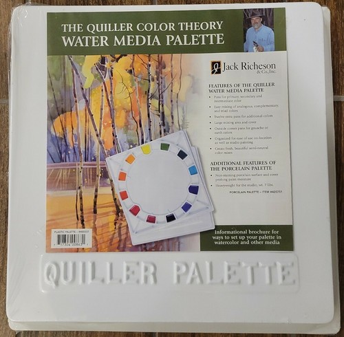 Jack Richeson The Quiller Color Theory Water Media Plastic Palette ...
