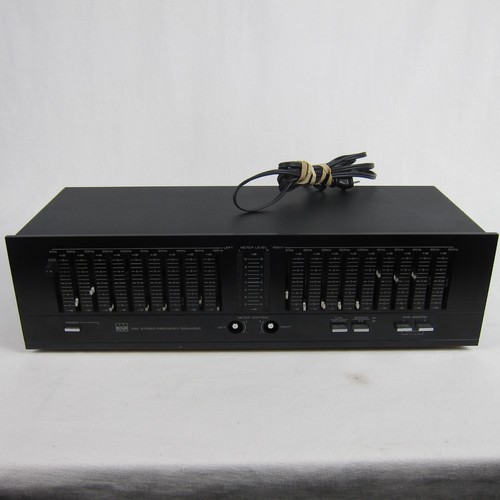 Vintage BSR Model 1100 10-Band Stereo Frequency Equalizer EQ Black ...