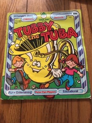 TUBBY THE TUBA Peter Pan Records 45R P.M Story and Songs Ships N 24h | eBay