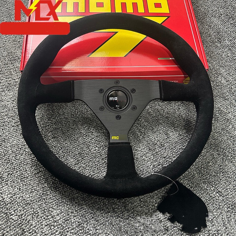Modified steering wheel V1 suede steering wheel 14 inch 350mm frosted ...
