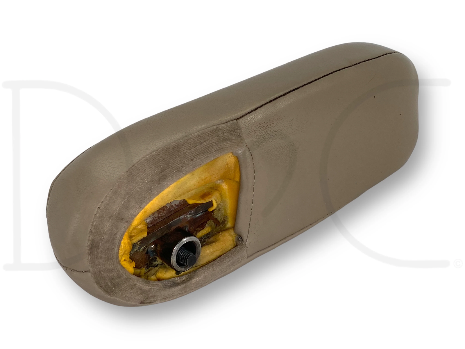 99-07 Ford F250 F350 RH Right Passenger Front Seat Armrest Arm Rest Tan ...