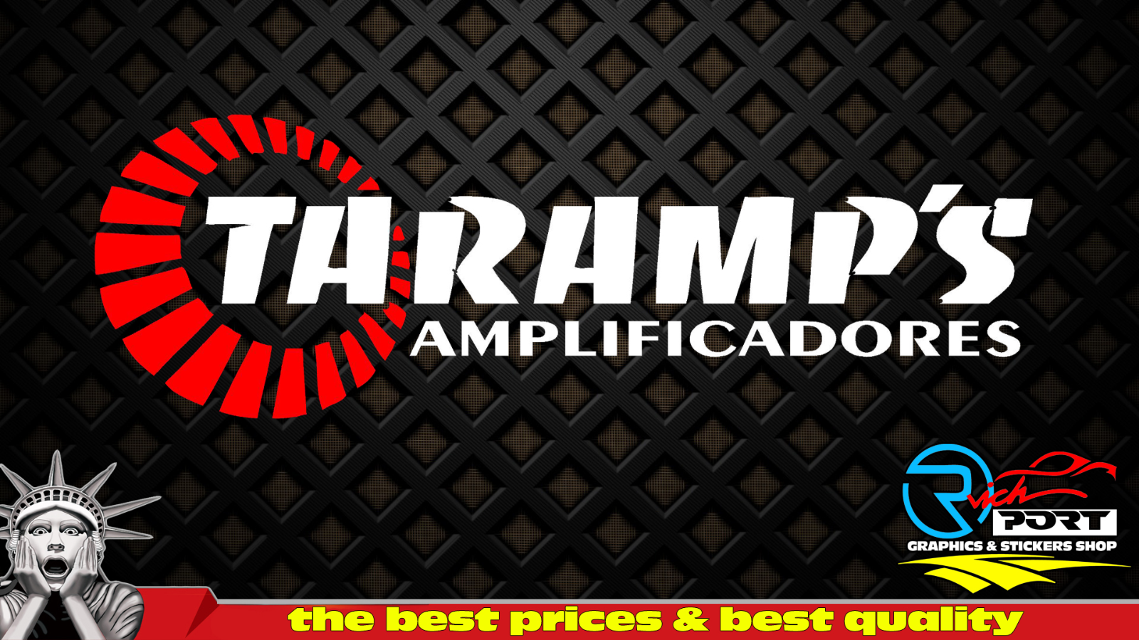 TARAMPS car audio LOGO VINYL STICKERS ,BIG SIZE , VOCETEO | eBay