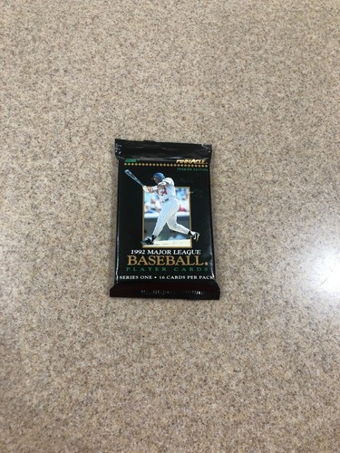 Trading Cards PINNACLE SERIES 1 MLB Premier Edition 1992 One Pack with ...