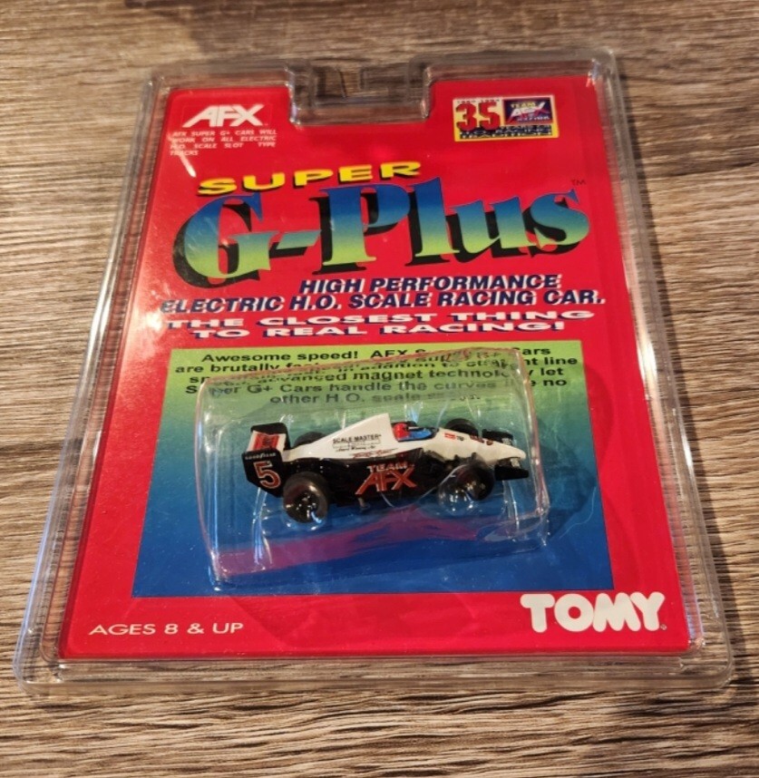 Aurora Tomy AFX Super G-Plus #5 AFX Team F-1 Scale Master HO Slot Car ...