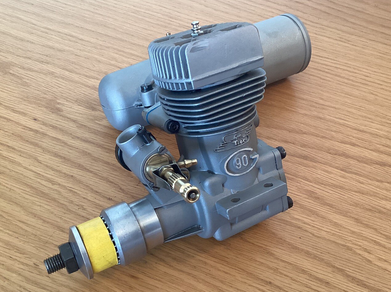 Super Tigre G90K (15cc) Ring FISE Glow Engine Nitro RC Model Aircraft ...