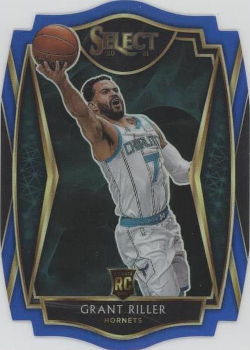 2020-21 Panini Select - Premier Level Grant Riller #166 Blue Prizm Die ...