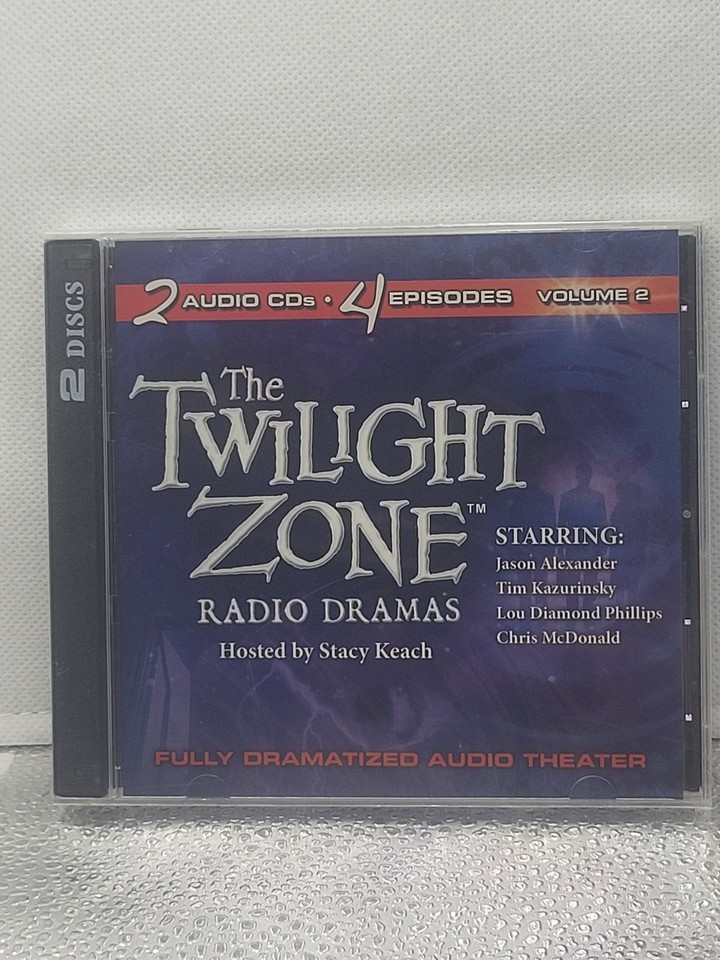 The Twilight Zone Radio Dramas Volumes 1 & 2 4 CDs CBS Stacy Keach ,Vol ...