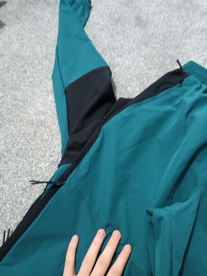 Black Greeny Teal Alpyrex Tracksuit L M | eBay UK