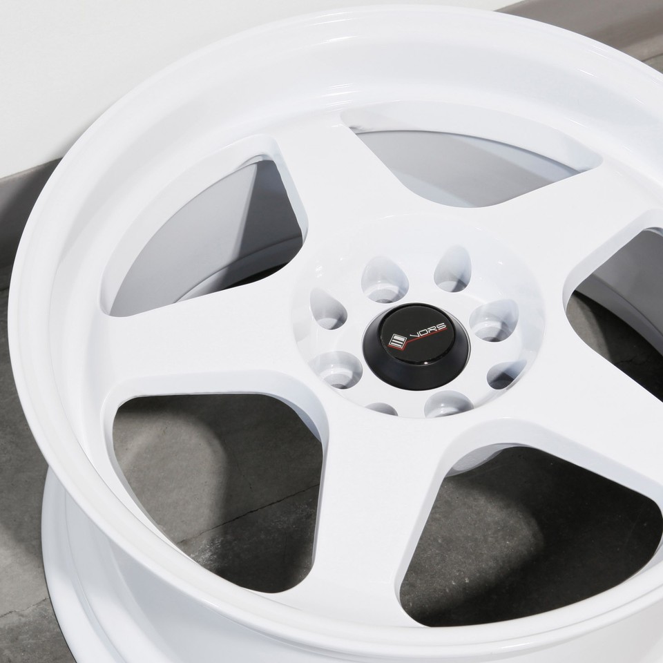 17x8 White Wheel Vors SP1 4x100/4x114.3 30 (1) 73.1 | eBay