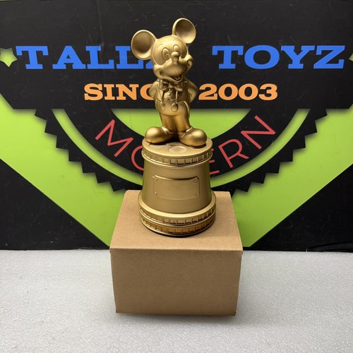 Vtg*Disney*MGM*7” Golden Mickey Mouse Ceramic Trophy Statue*Made In ...