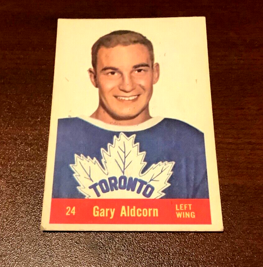 1957 - 58 Parkhurst #T-24 Gary Aldcorn Toronto Maple Leafs RC | eBay