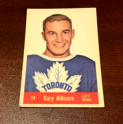 1957 - 58 Parkhurst #T-24 Gary Aldcorn Toronto Maple Leafs RC | eBay