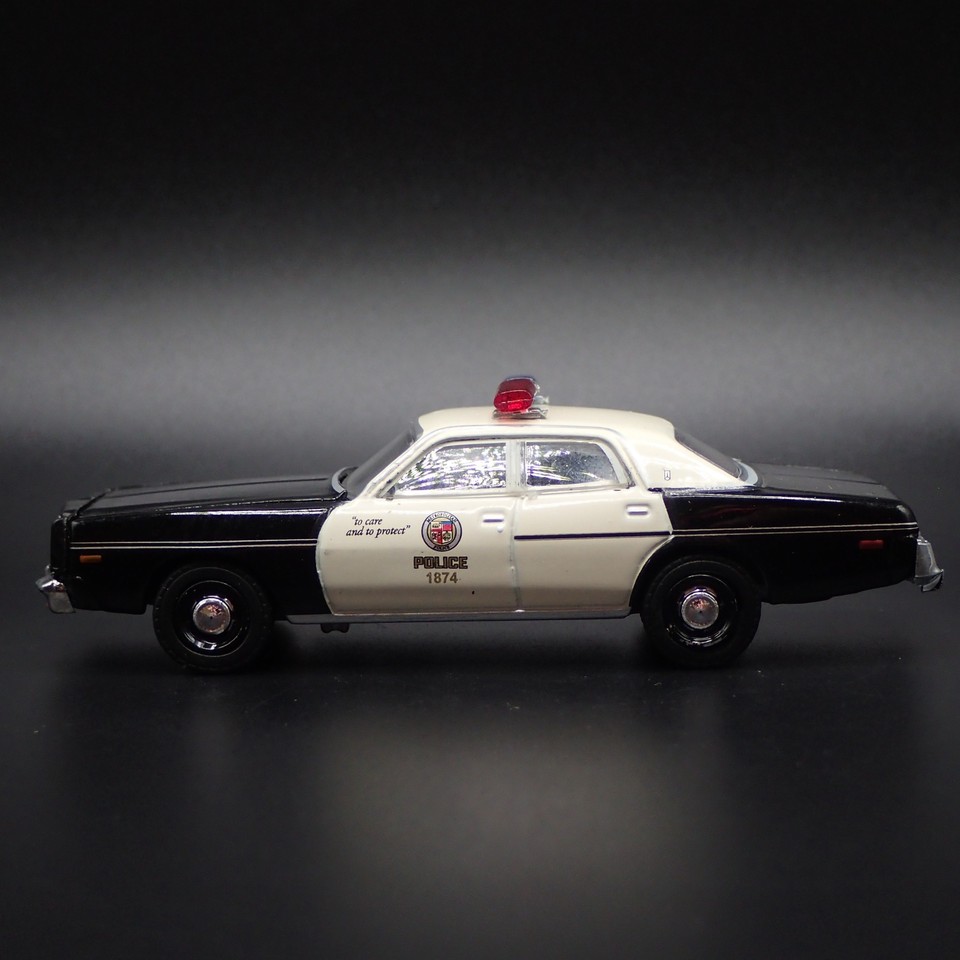 1977 77 PLYMOUTH FURY LAPD LOS ANGELES POLICE DEPT 1:64 SCALE DIECAST ...