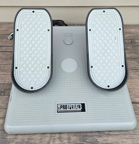 CH Products Pro Pedals Flight Rudder Simulator PPU995 Gaming Sim ...