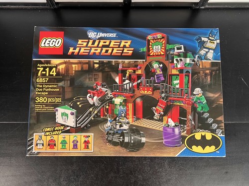 LEGO GENUINE DC Comics Super Heroes 6857 The Dynamic Duo Funhouse ...